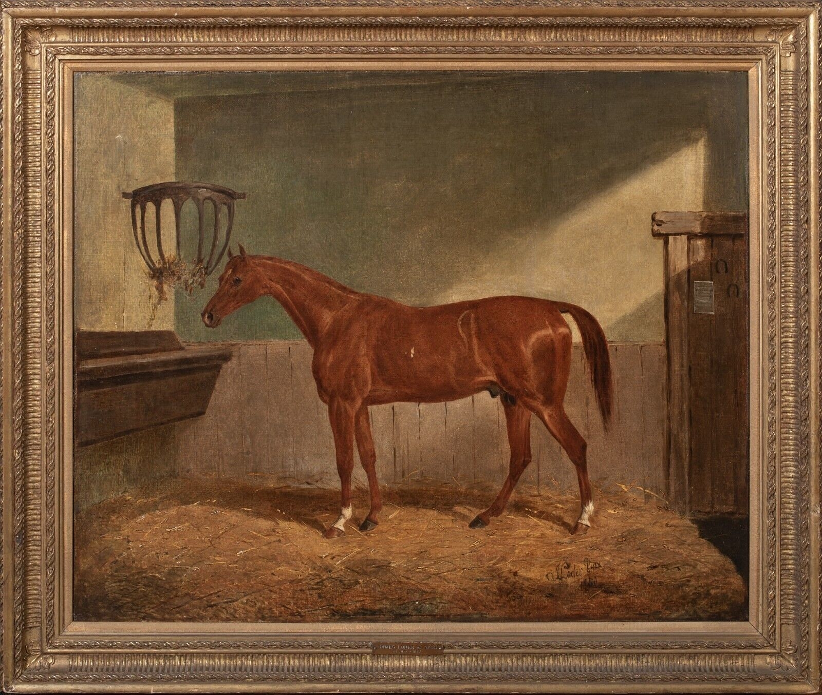 James Loder | PORTRAIT OF CHESTNUT HORSE OIL PAINTING (19th Century ...