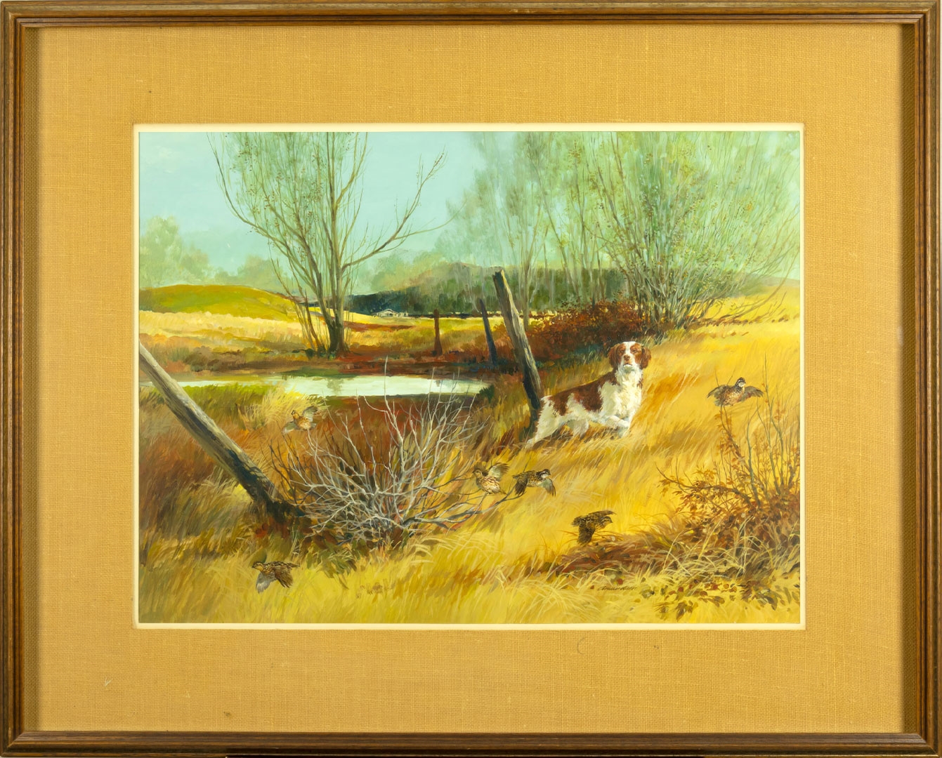 Richard Amundsen | Brittany and Bobwhite | MutualArt