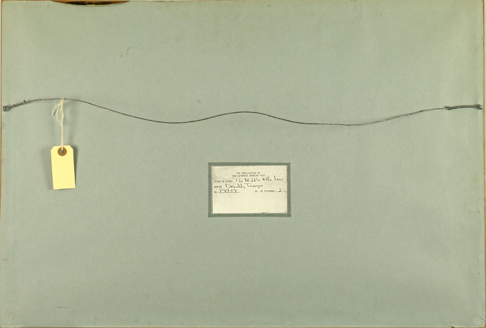 Donald Teague | The Middle and the Low (1947) | MutualArt