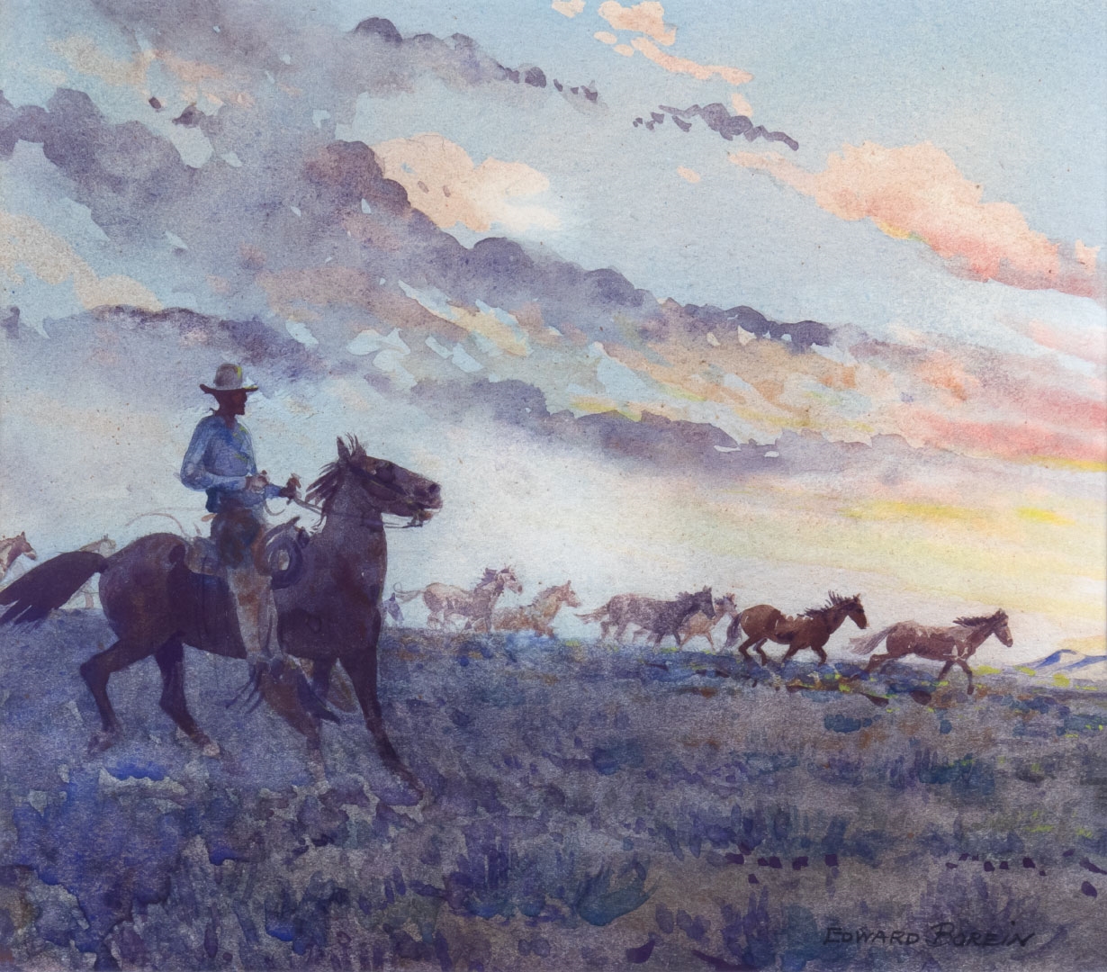 Edward Borein | California Vaqueros | MutualArt