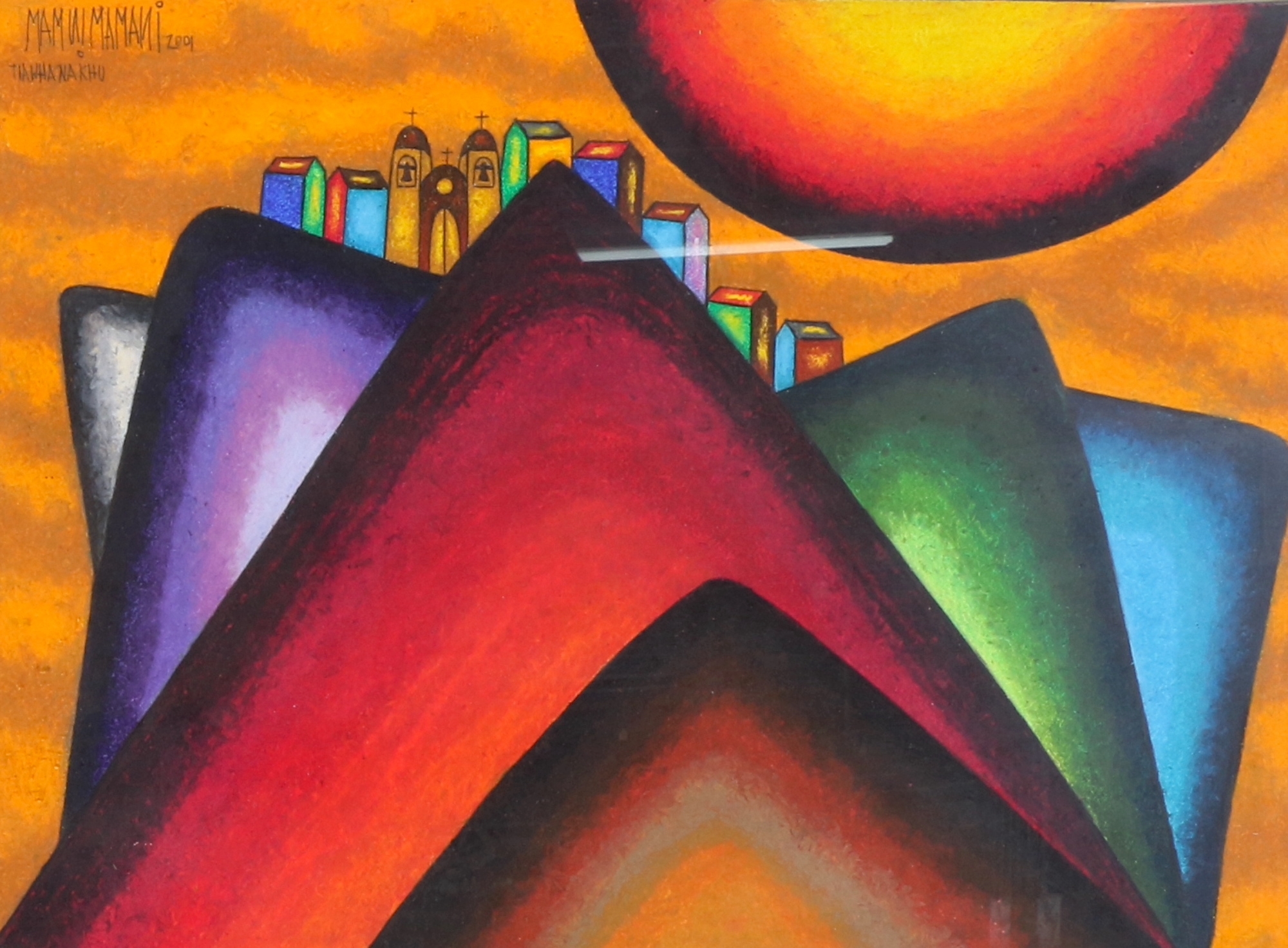 Roberto Mamani Mamani | TIAWHANAKHU (2001) | MutualArt