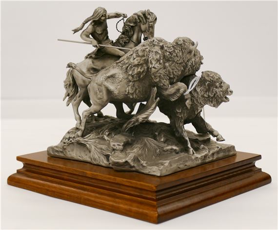 Donald Jack Polland | Buffalo Hunt | MutualArt