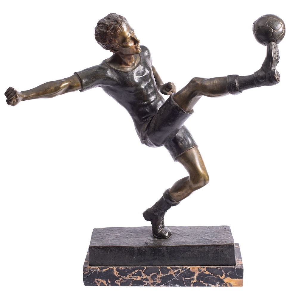 Desire Grisard | Model of a footballer, in Art Deco style (Circa 1935 ...
