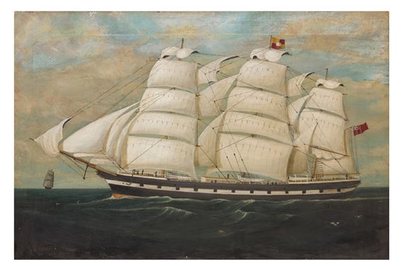Richard Ball Spencer | The British clipper Dover Castle | MutualArt