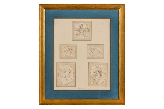 Donato Creti | A mythological female figure (Diana?), looking up to the ...