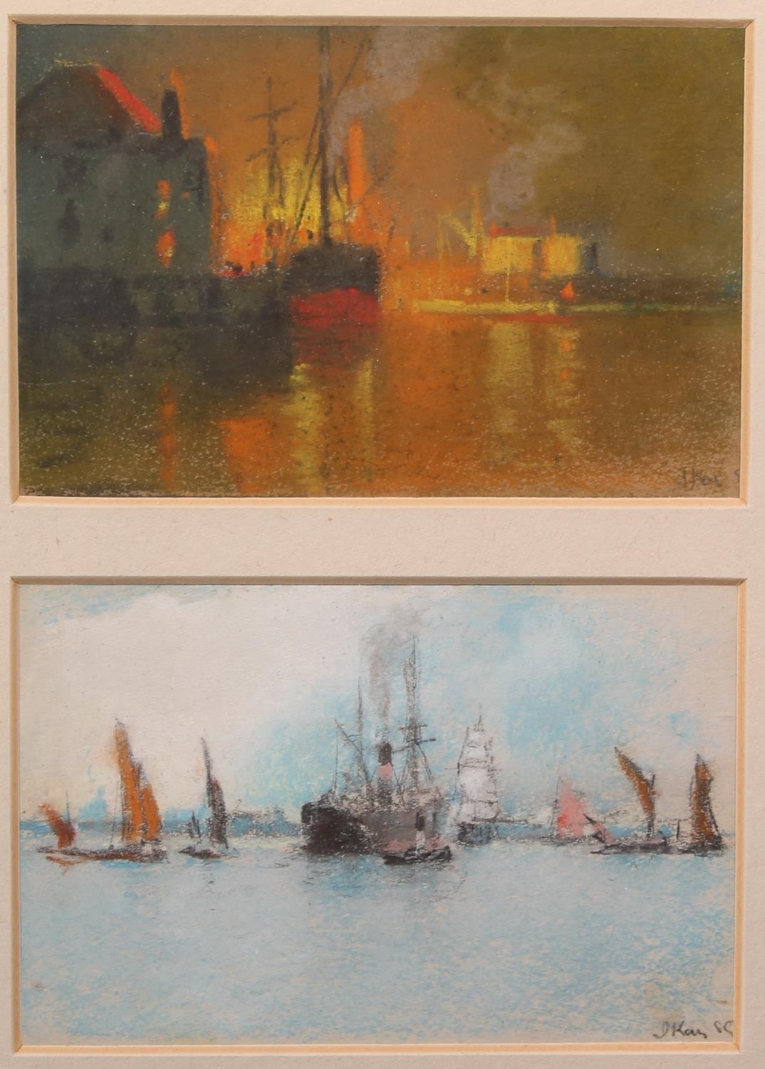 James Kay | Diptych views of the Thames (1858) | MutualArt
