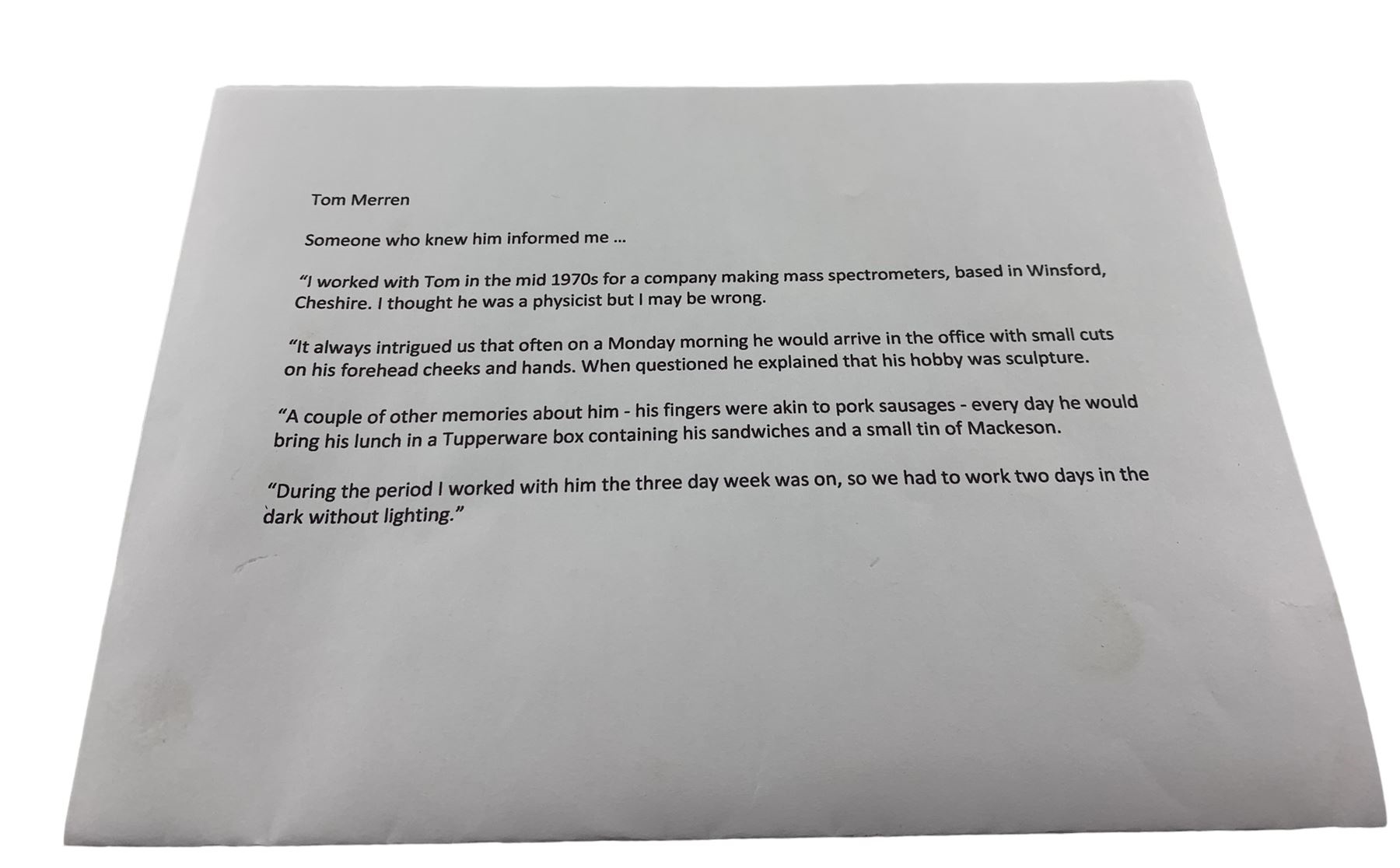 Tom Merren | Newton's Third Law of Motion | MutualArt