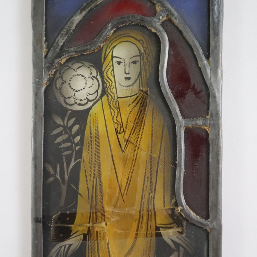 Georg Karl Rohde | Frauenprofil mit Blumenkranz | MutualArt