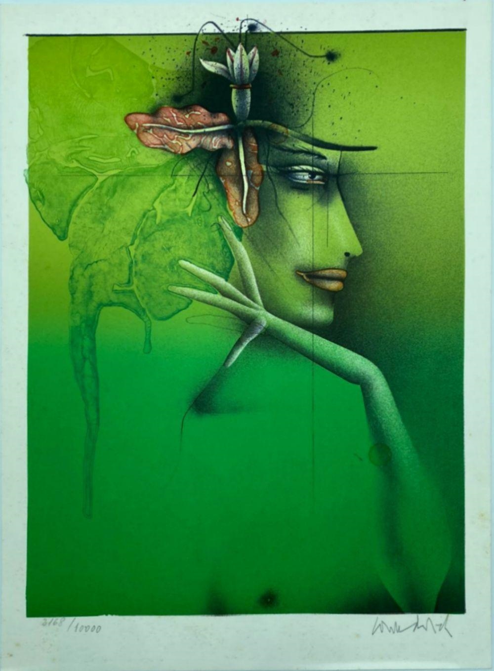 Paul Wunderlich | Tête de femme (1982) | MutualArt