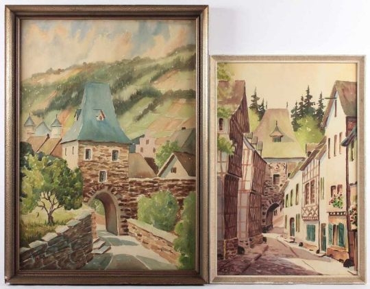 Theo Hoffmann | Zwei Ansichten aus Bad Münstereifel (53) | MutualArt