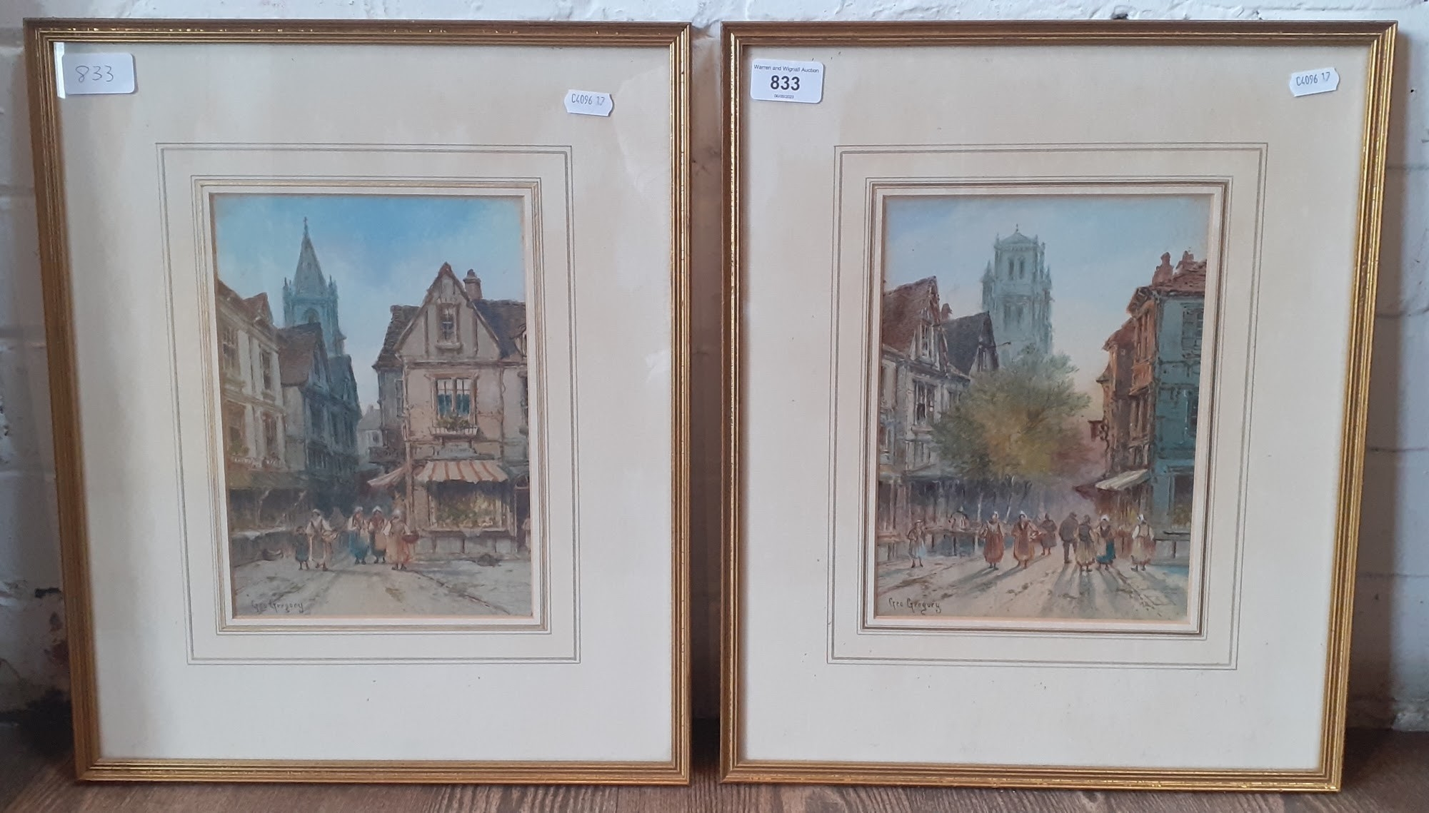 George Gregory | Brittany Street Scenes | MutualArt