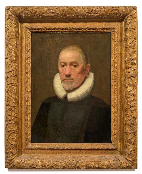 Flemish School 17th Century | Portrait of a nobleman with a ruff collar ...