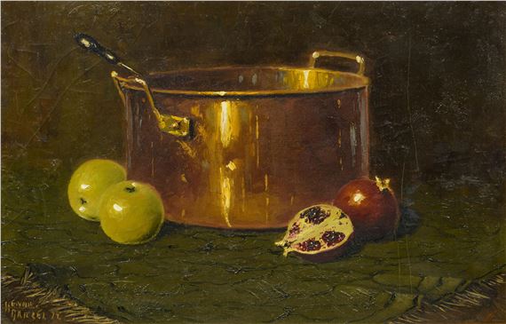 Hennie Griesel | Still Life Copper & Fruit (72) | MutualArt