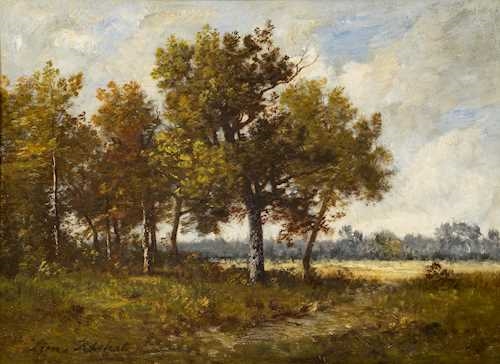 Léon Richet | Forest clearing | MutualArt