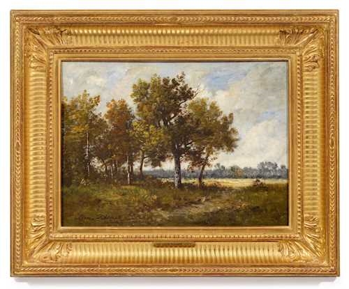 Léon Richet | Forest clearing | MutualArt