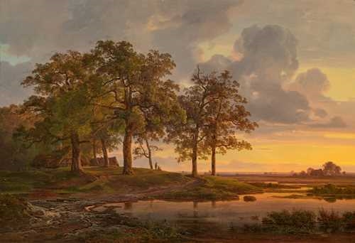 Christian Morgenstern | Coastal landscape at moonlight | MutualArt