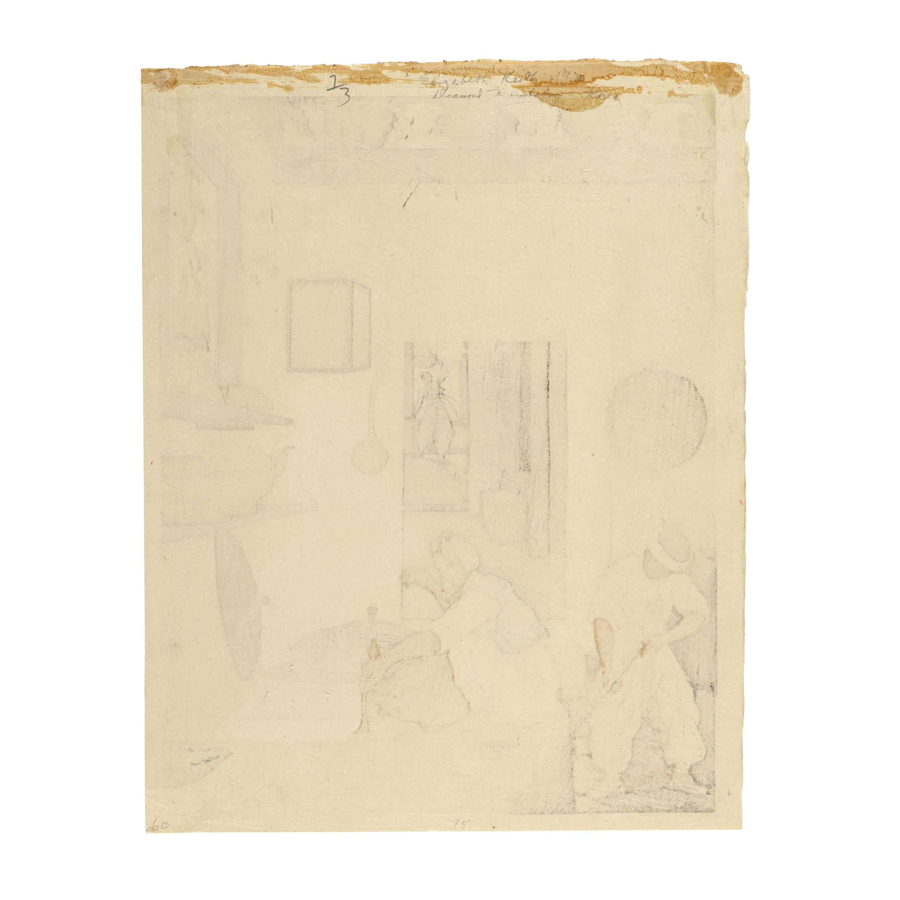 Elizabeth Keith | A Temple Kitchen, Diamond Mts Korea (1920) | MutualArt