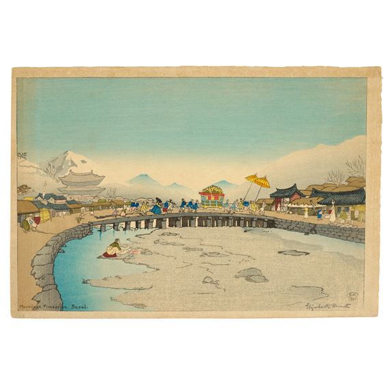 Elizabeth Keith | Marriage Procession. Seoul; Night Scene. Peking ...