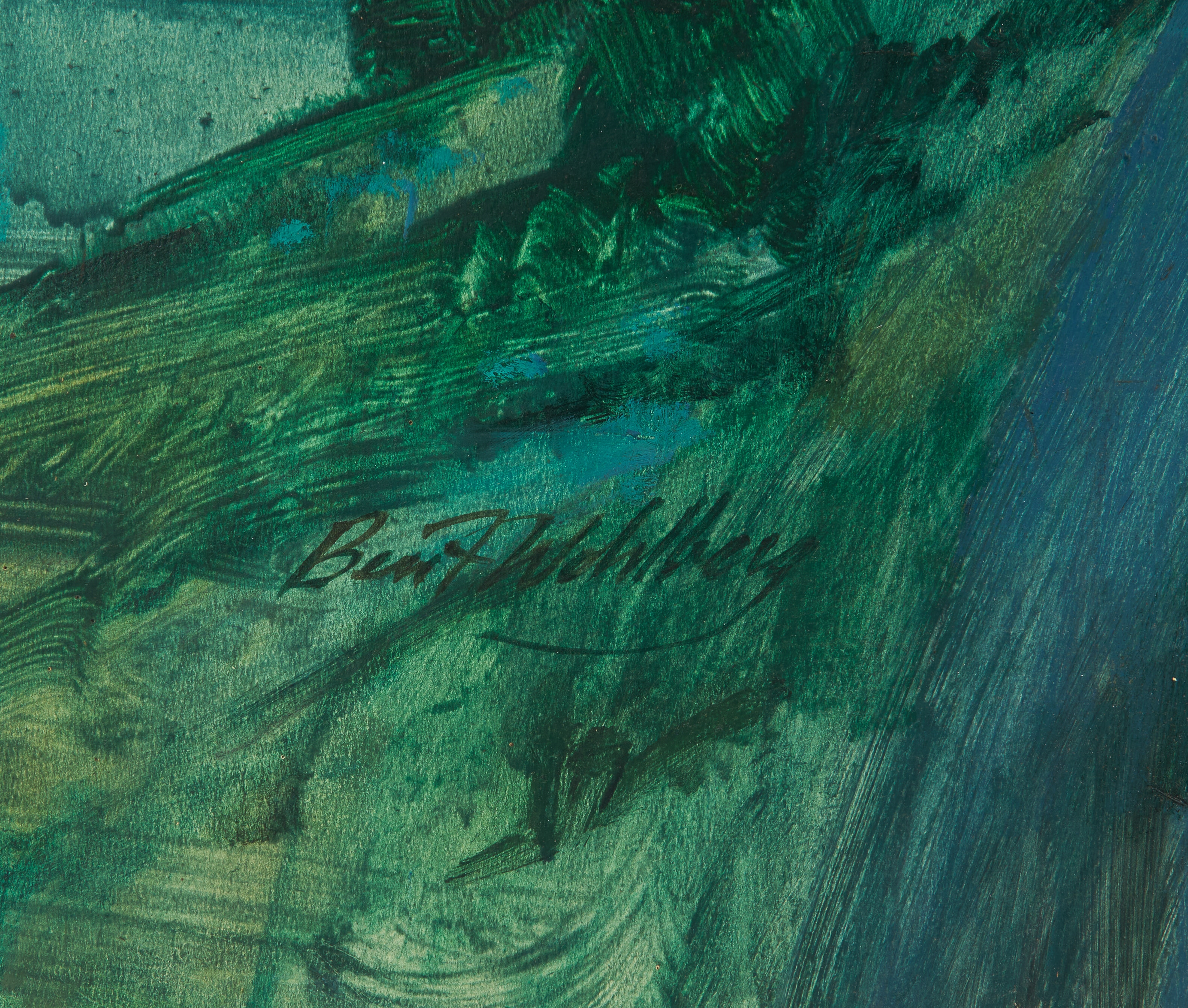Ben Wohlberg | a couple embracing in a landscape | MutualArt