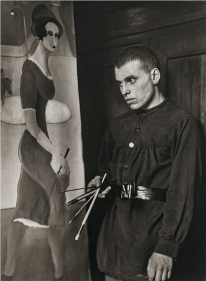 August Sander | The painter Gottfried Brockmann. (1924 - 1986) | MutualArt