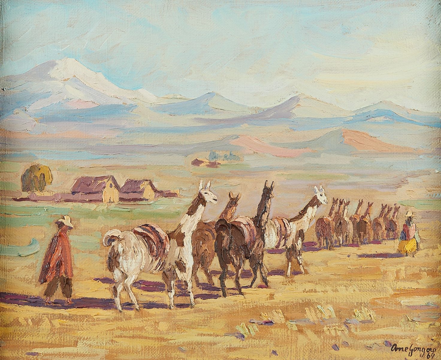 Victor Arze Gongora | Landscape (1969) | MutualArt