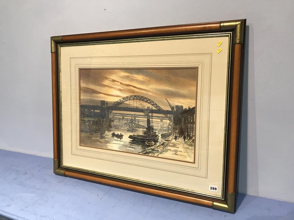 Ronald Lambert Moore | View of the Newcastle Tyne Bridge | MutualArt
