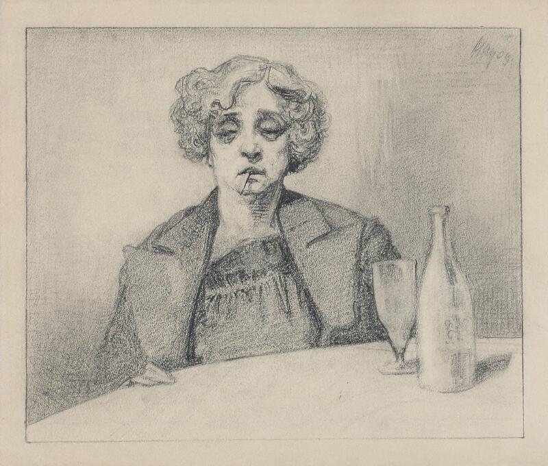 Kay Nielsen | Portrait of Oda Nielsen (1909) | MutualArt