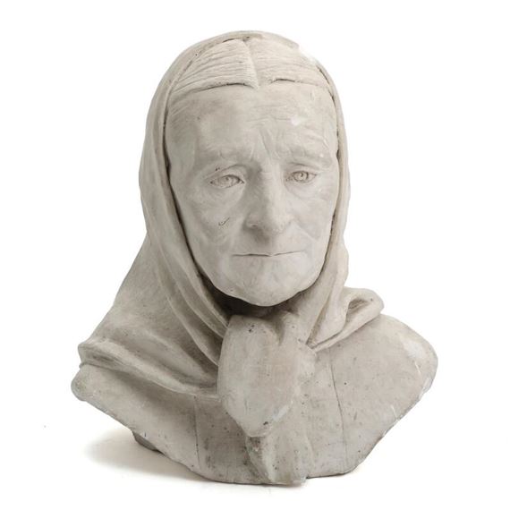 Anne Marie Carl-Nielsen | Portrait bust depicting Ane Brøndum | MutualArt