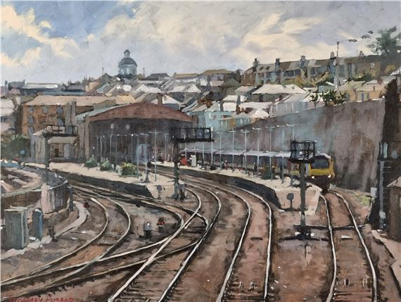 Geoffrey Huband | The End of the Track, Penzance Railway Station (2016 ...