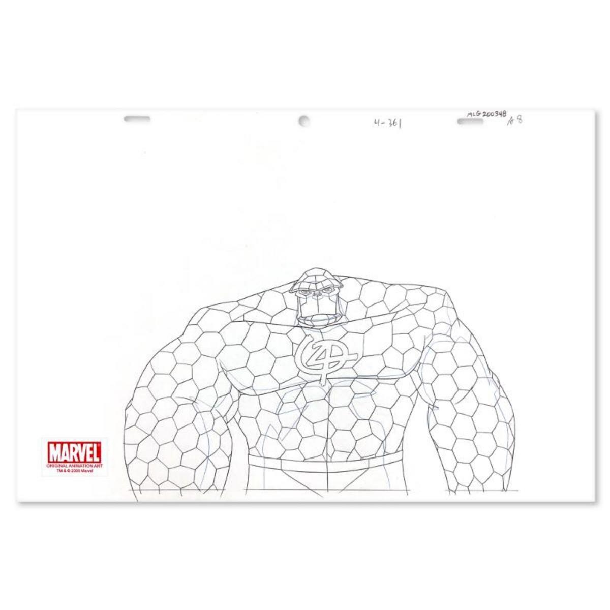 The Thing Fantastic Four Drawing