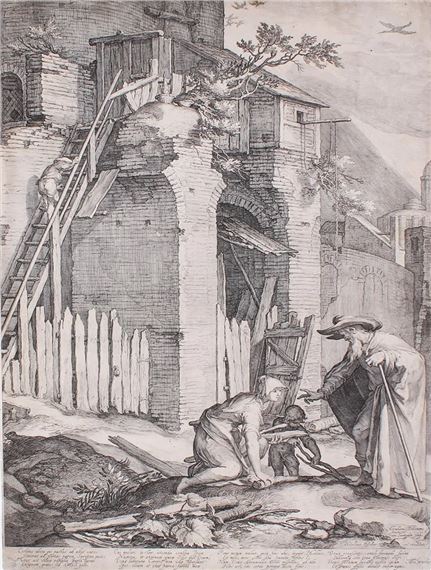 Jan Pietersz Saenredam | DER PROPHET ELIAS UND DIE WITWE VON SAREPATH ...