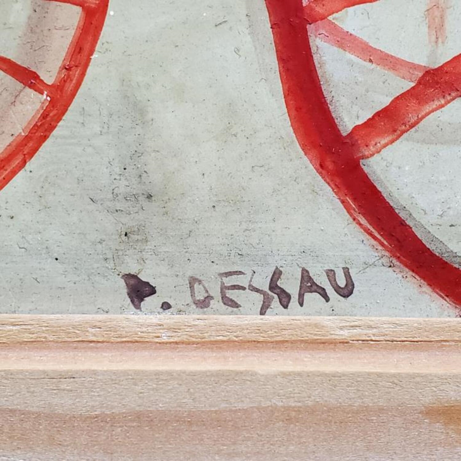 Paul Lucien Dessau | Girl on Red Tricycle. | MutualArt