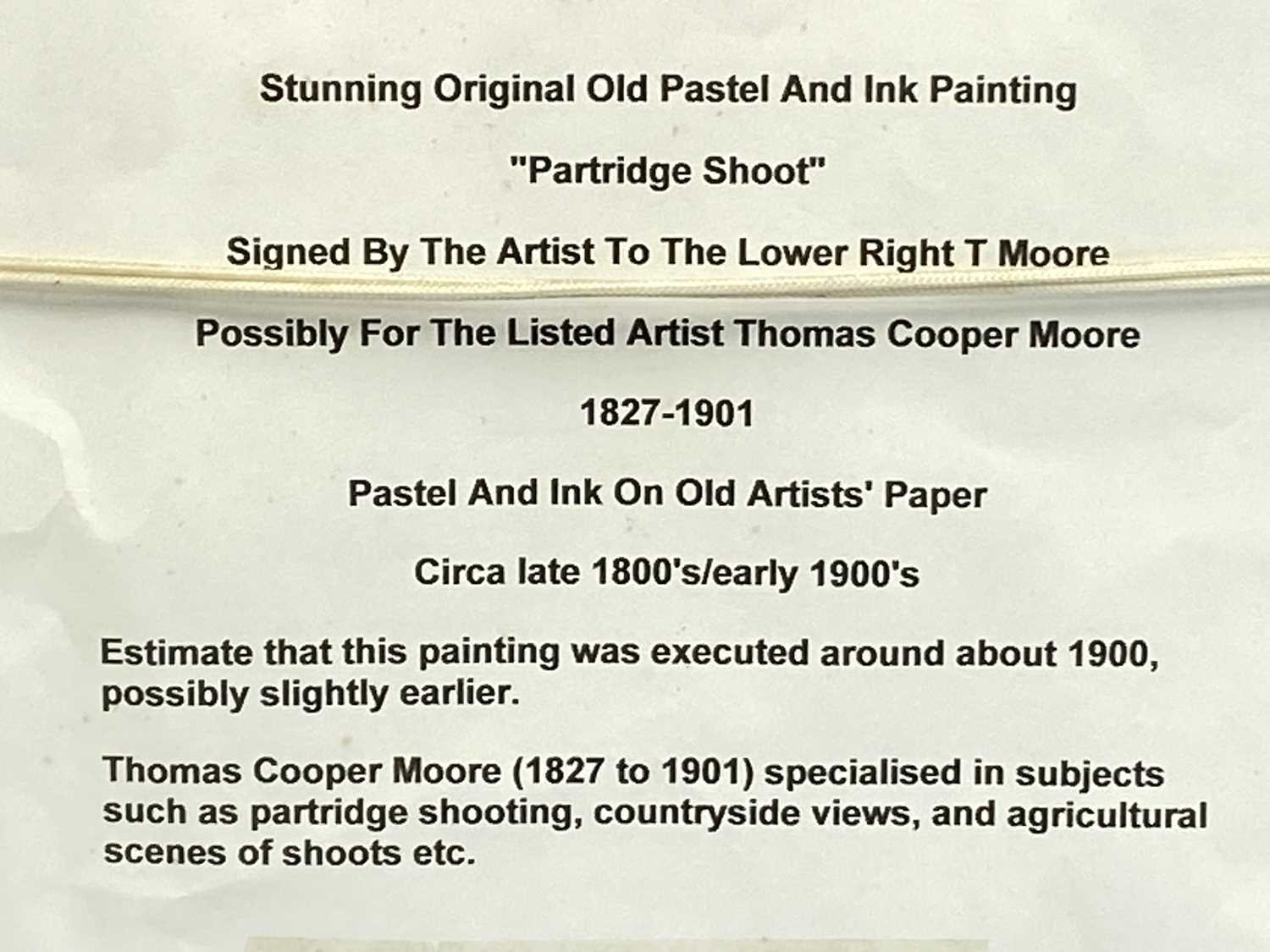 Thomas Cooper‏ Moore | THOMAS COOPER MOORE Attributed to - pastel and ...