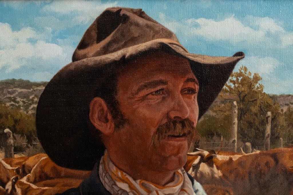Mark Swanson | A Cattleman (1986) | MutualArt