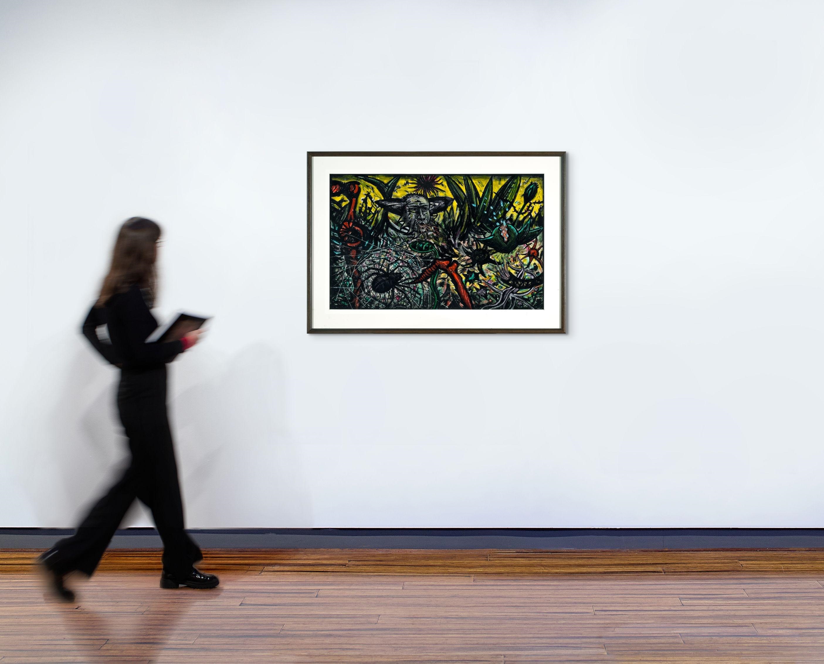 Peter Booth | SPIDER AND HEAD (1994) | MutualArt