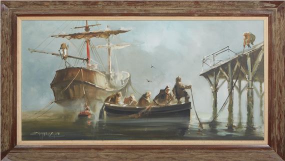 Jose Luis Campuzano | Shipping Scene, (20) | MutualArt