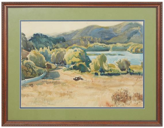 Margaret Dobson | Cabinet Nestled in the Mountains Overlooking the ...