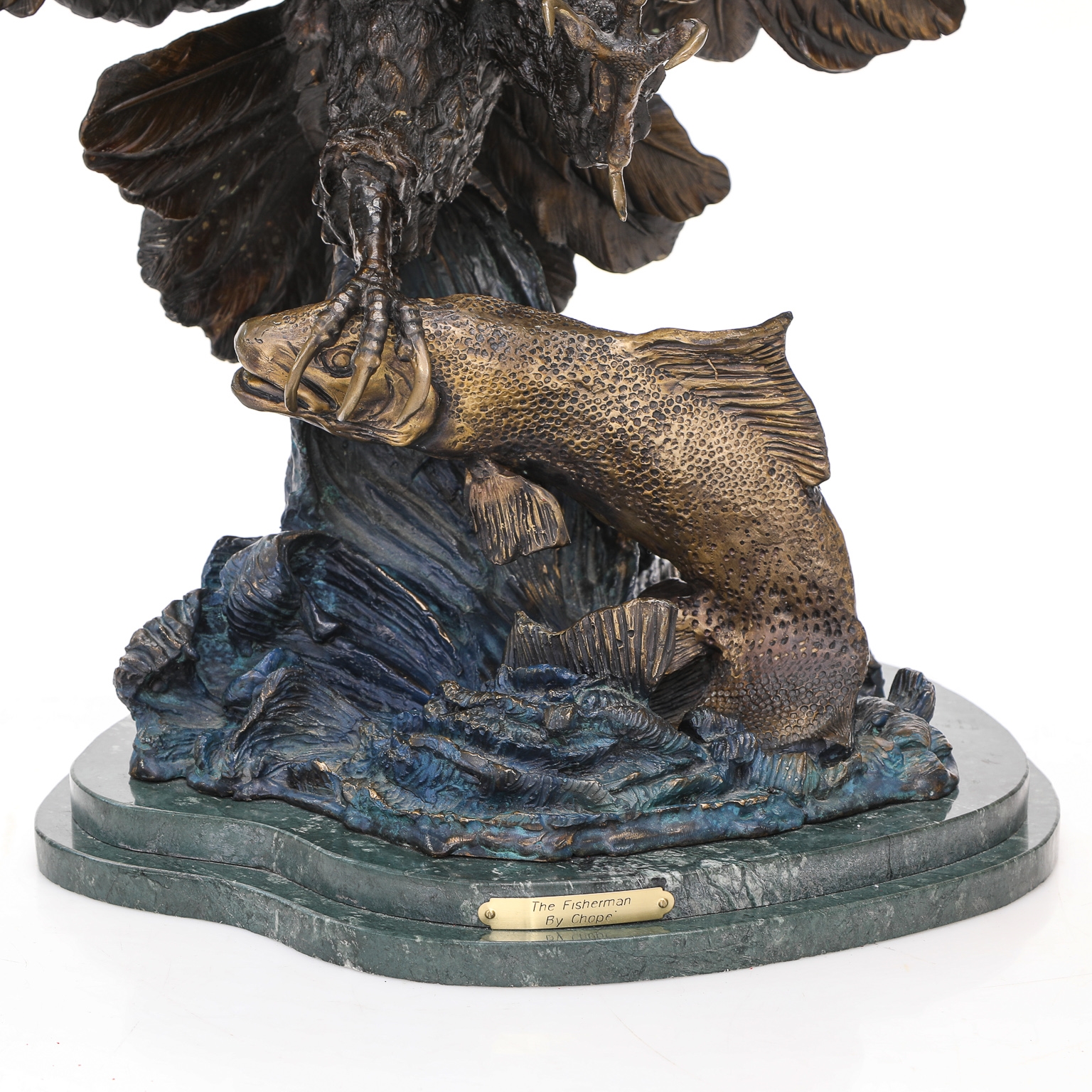 Edward Chope | 19th C. Large Polychrome Edition Bronze Sculpture of The ...