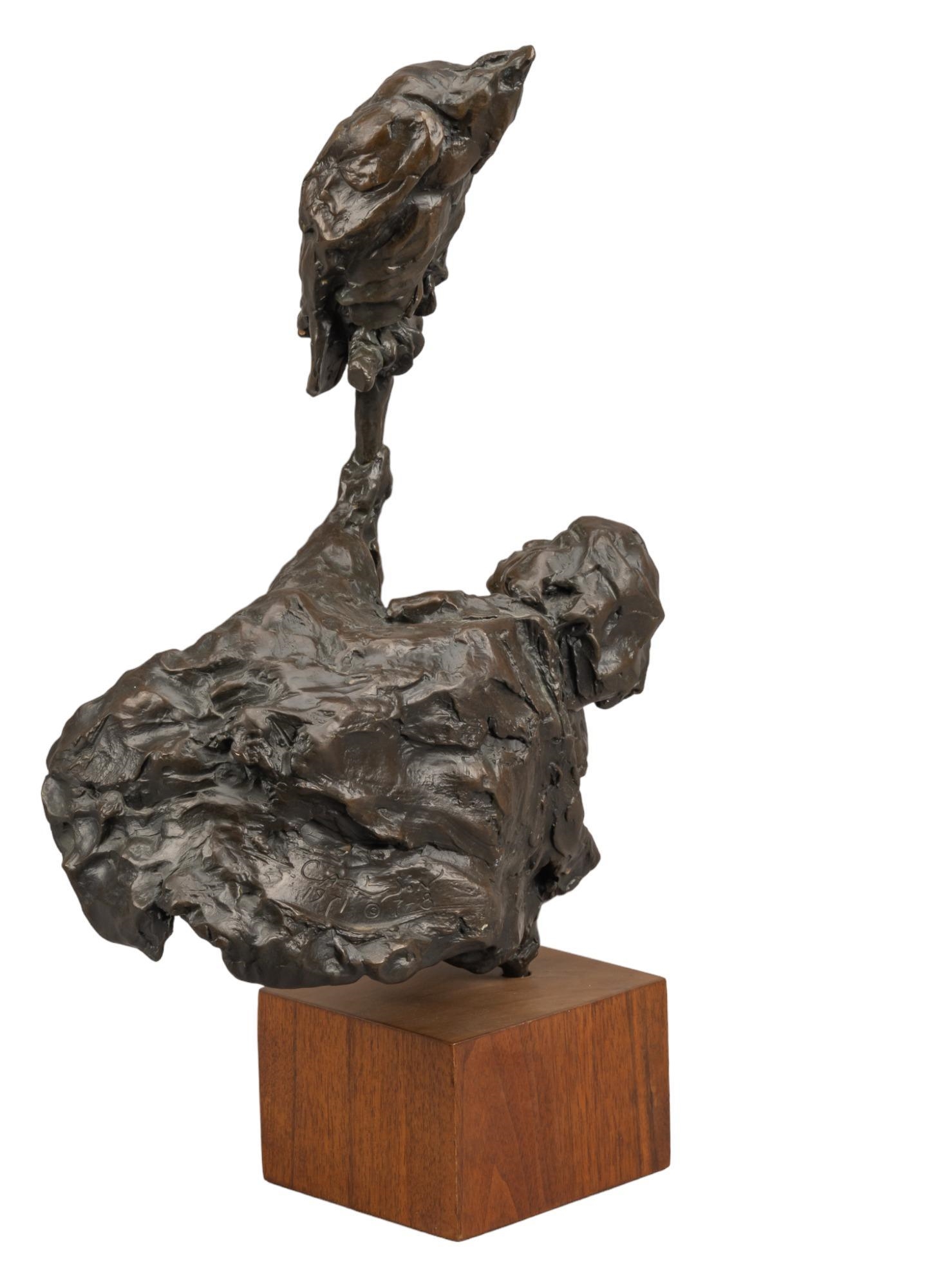 George Carlson | Warrior and Falcon (1981) | MutualArt