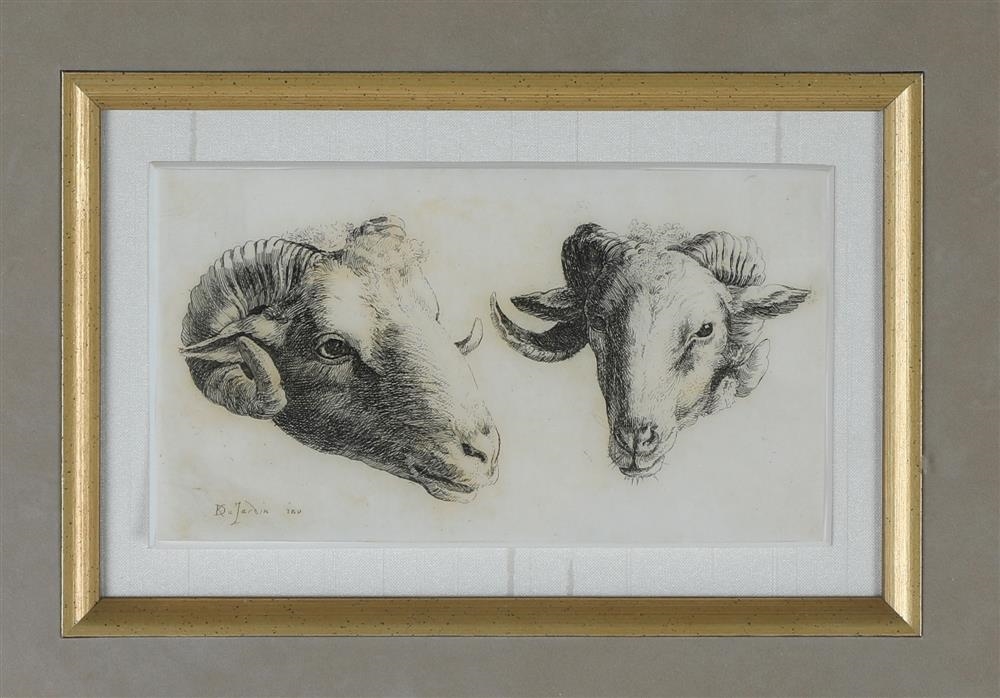 Karel Dujardin | Studies of Ram's Heads | MutualArt