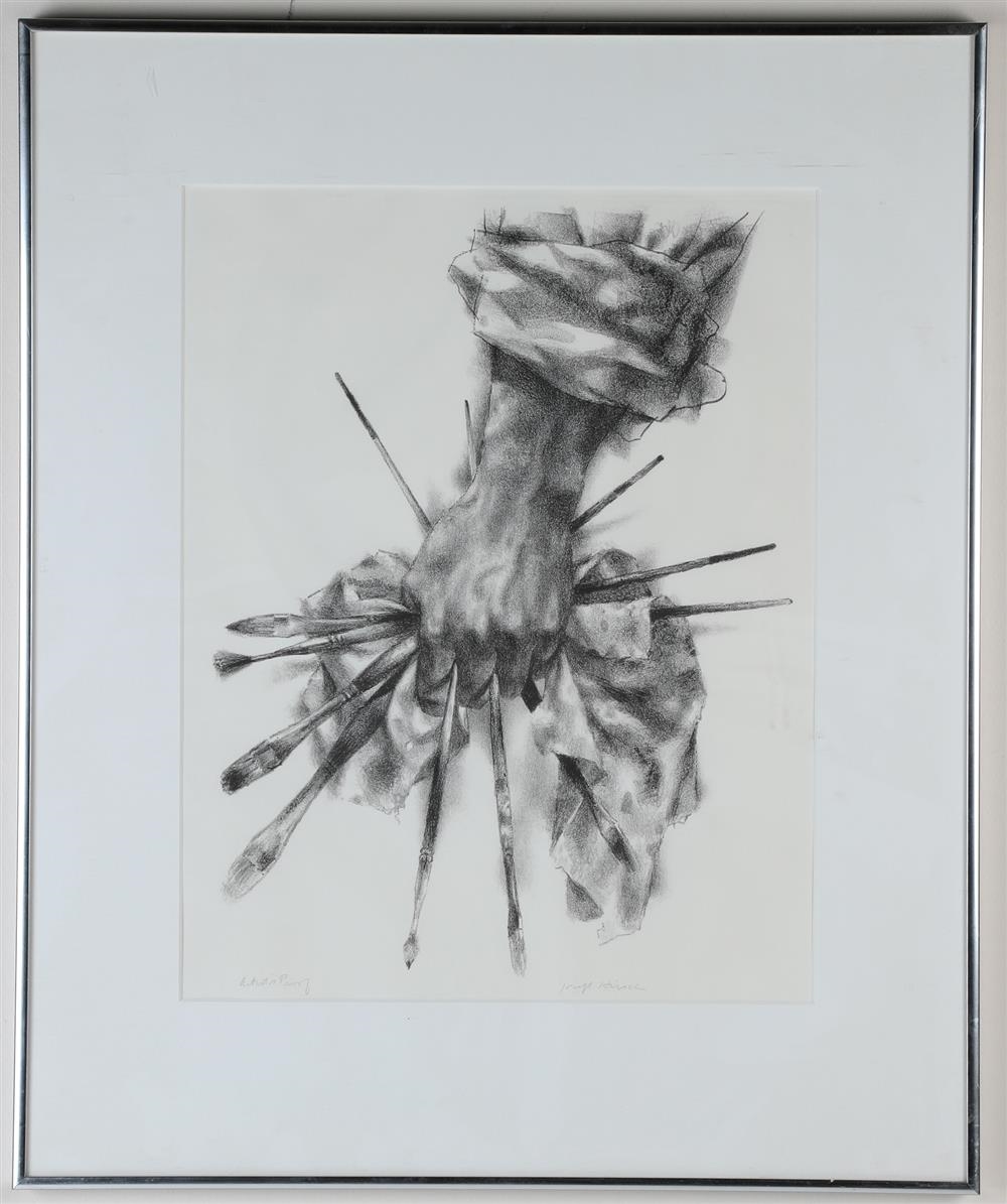 Joseph Hirsch | Artist's Hand: Self Portrait, 1966 (1966) | MutualArt