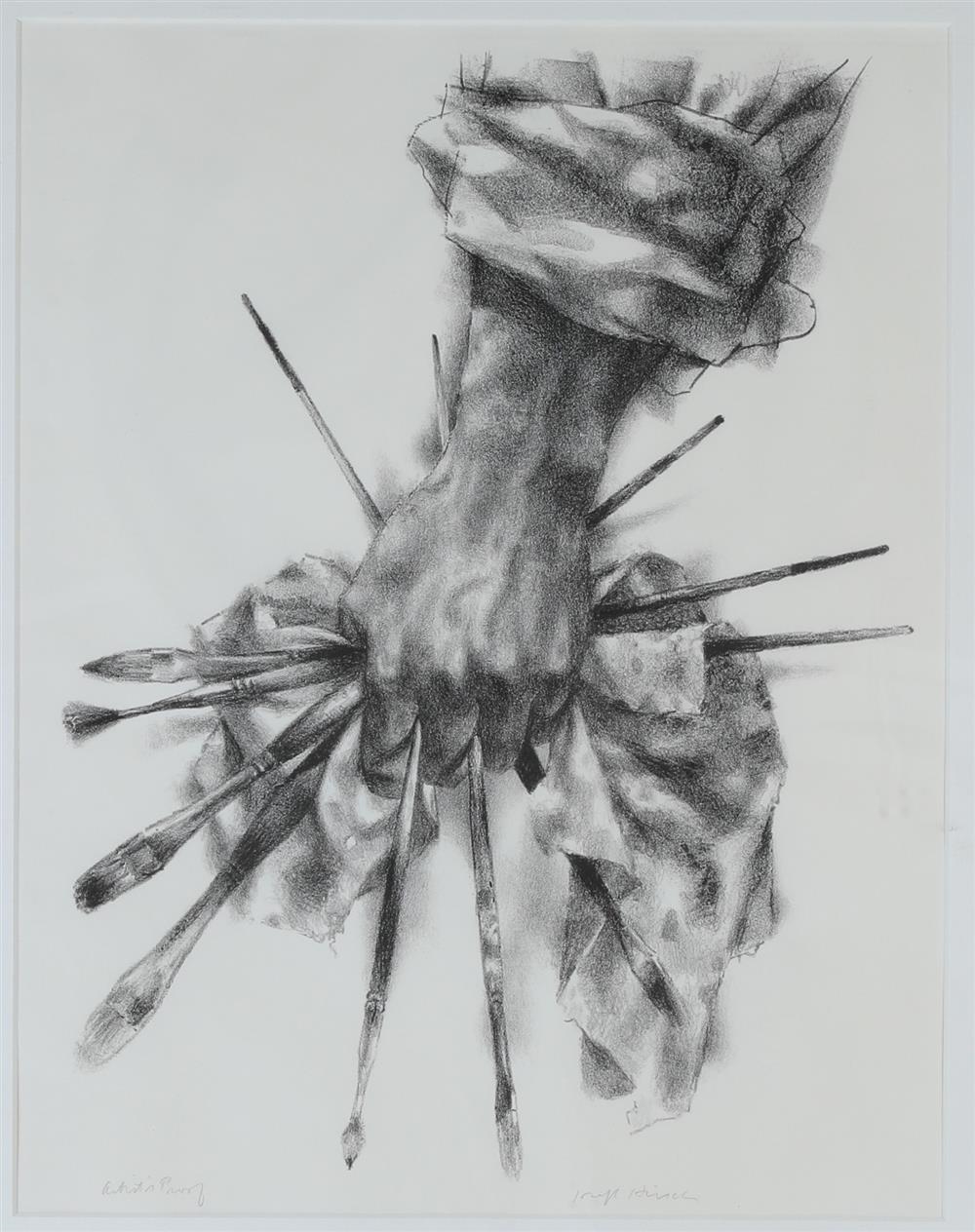 Joseph Hirsch | Artist's Hand: Self Portrait, 1966 (1966) | MutualArt