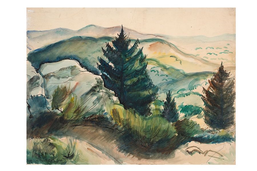 Raymond Feuillatte | Wooded landscapes; Villages | MutualArt