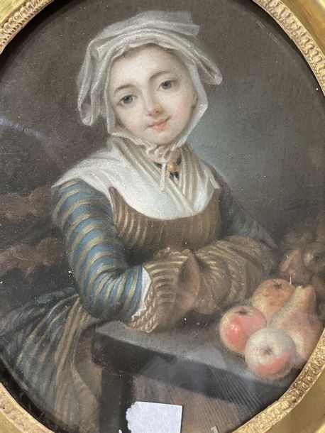 François Boucher | Young girl with muff ,Young girl with sickle | MutualArt