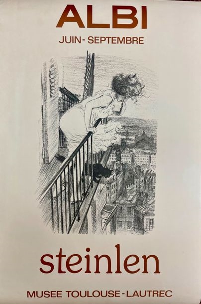 Theophile Alexandre Steinlen | Poster for exhibition at the Toulouse ...
