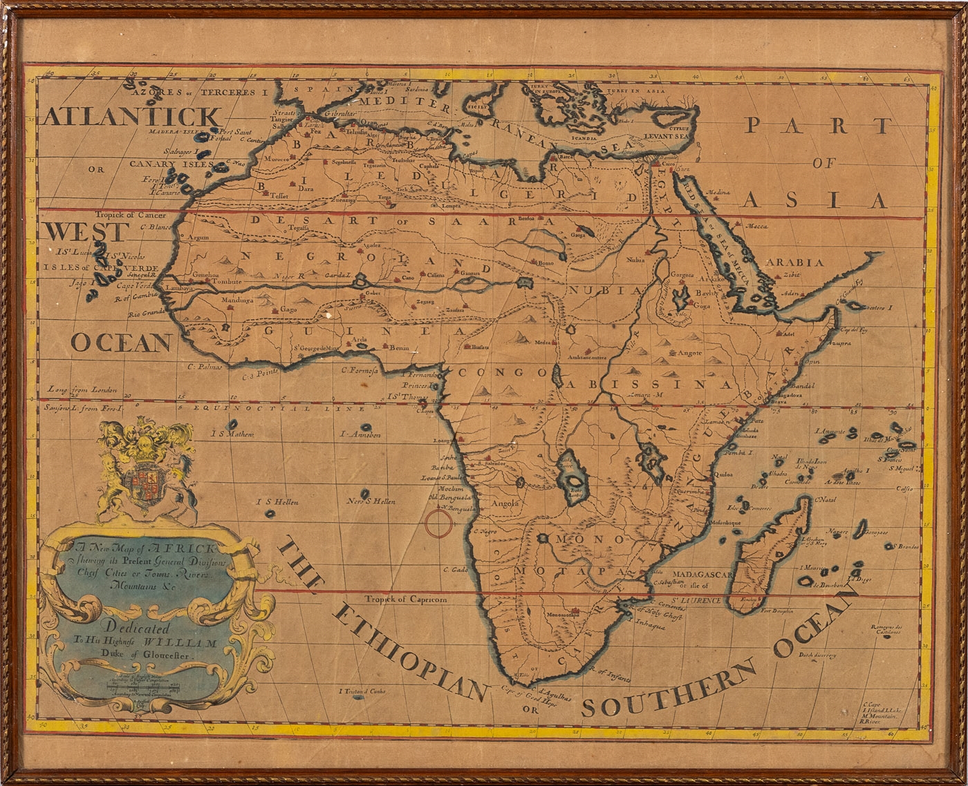 Edward Wells | 'New Map of Africa' | MutualArt