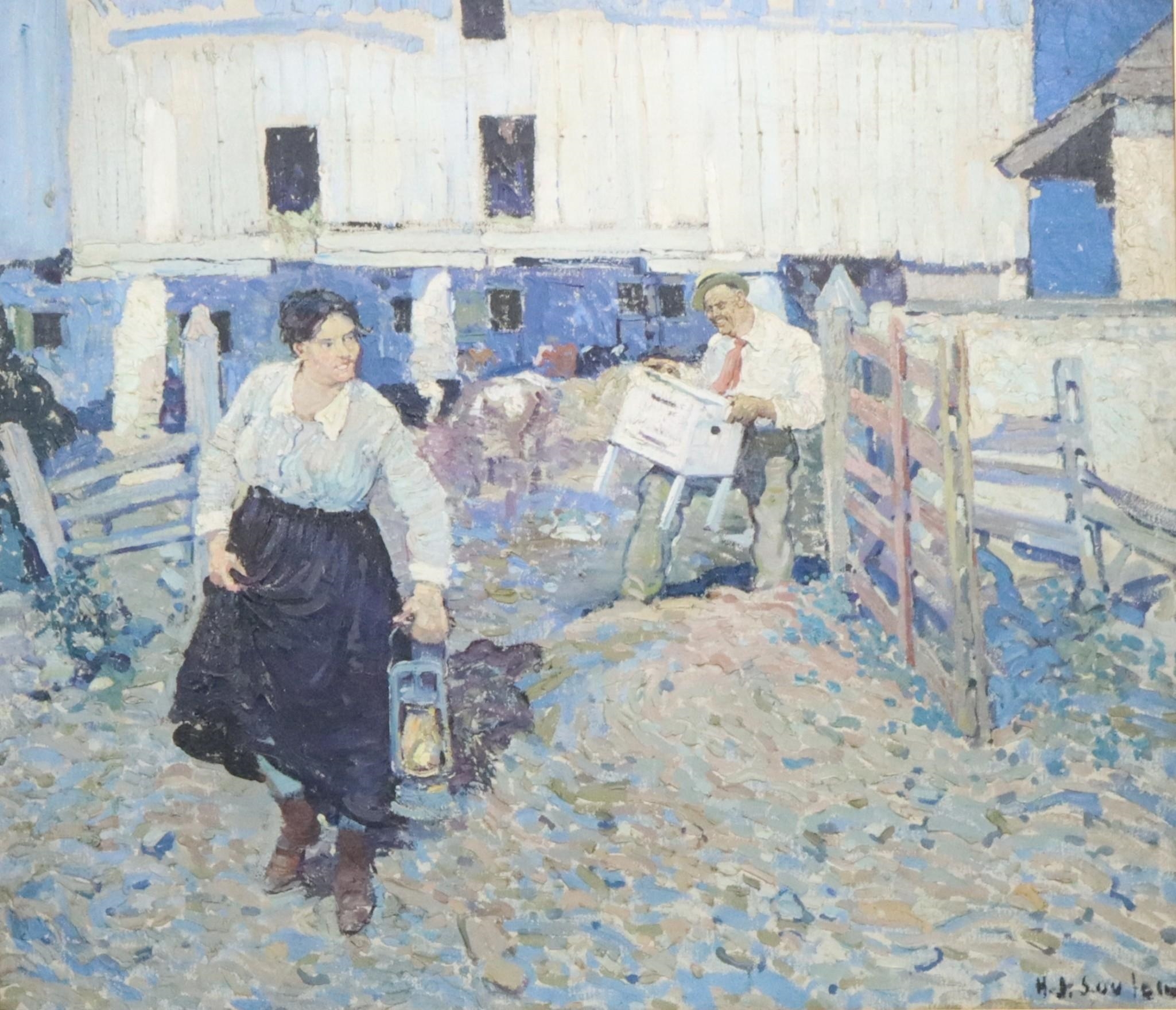 Henry James Soulen | Couple working the Farm | MutualArt