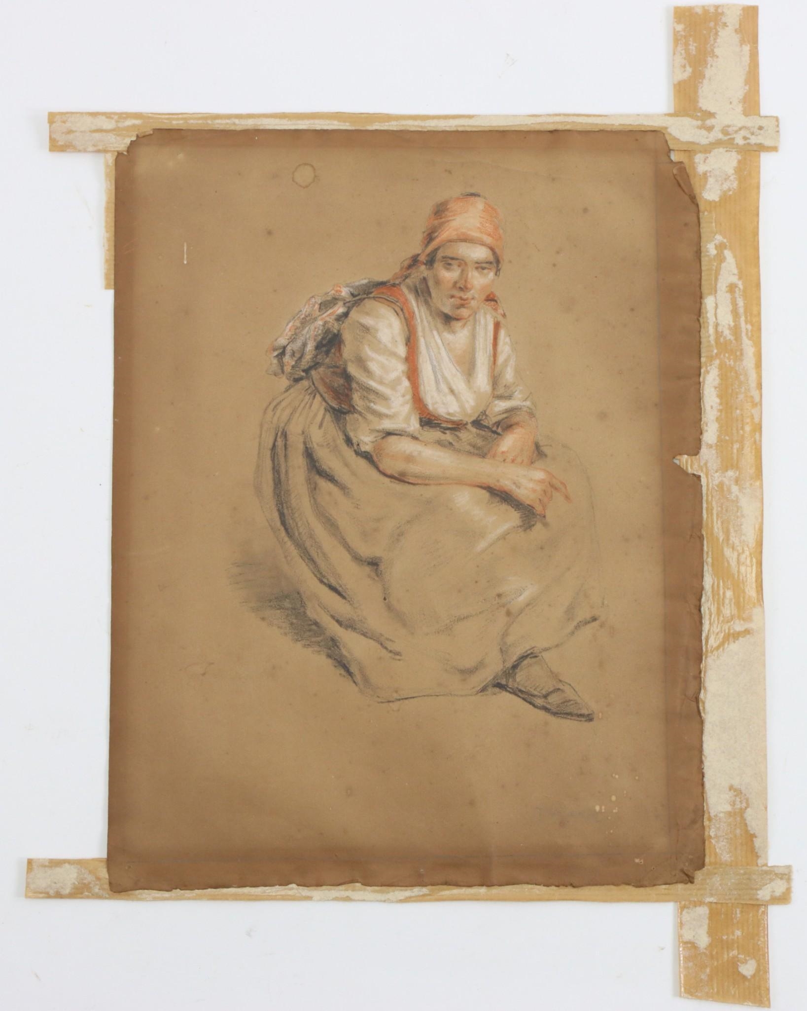 Jean Louis André Théodore Géricault | Portrait of a peasant woman ...