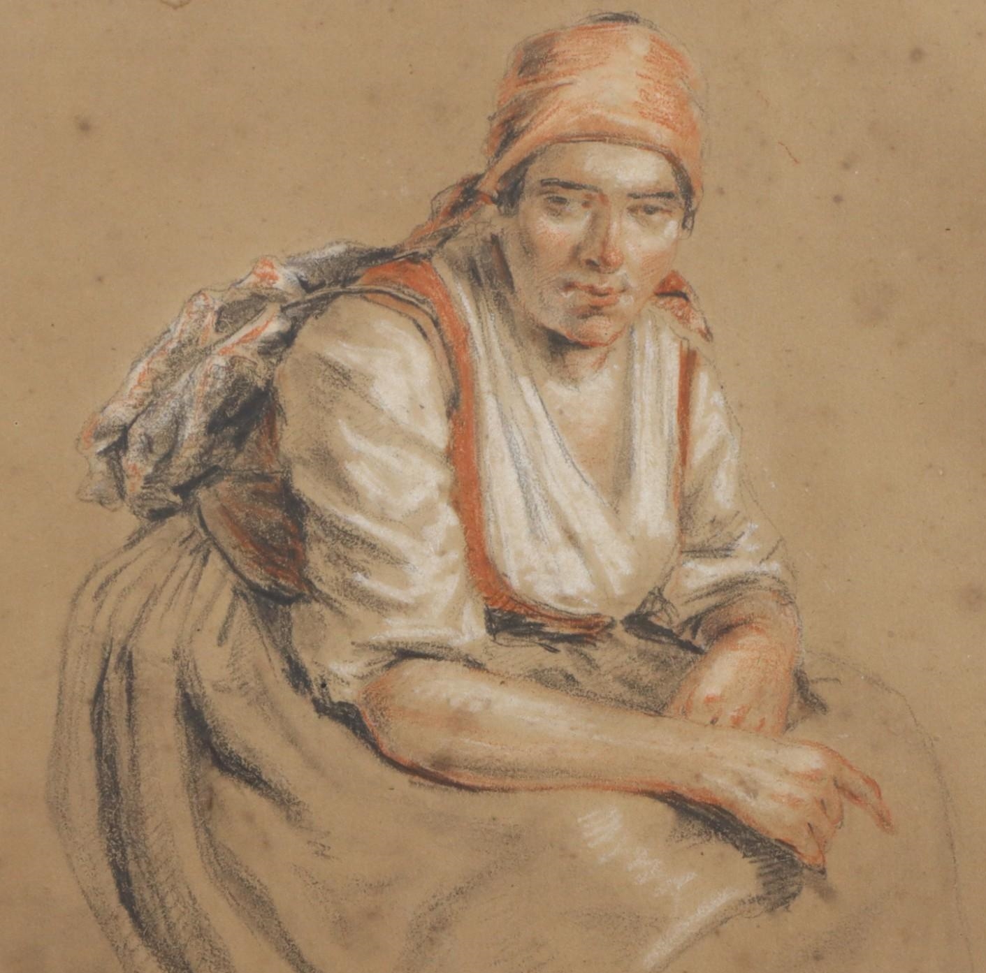 Jean Louis André Théodore Géricault | Portrait of a peasant woman ...