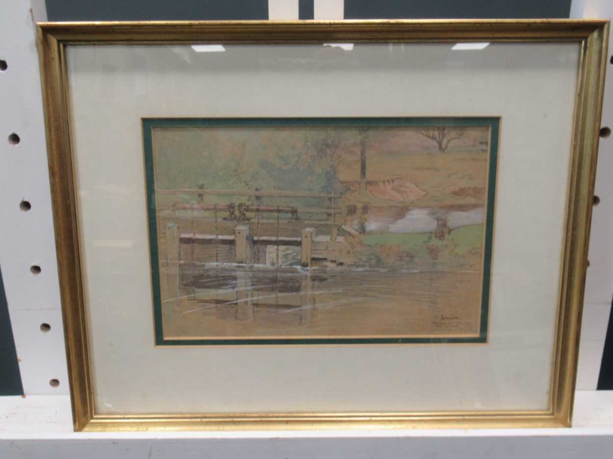 Eric Arnold Roberts Ennion | Study of Gilding Waters - Sluice of the ...